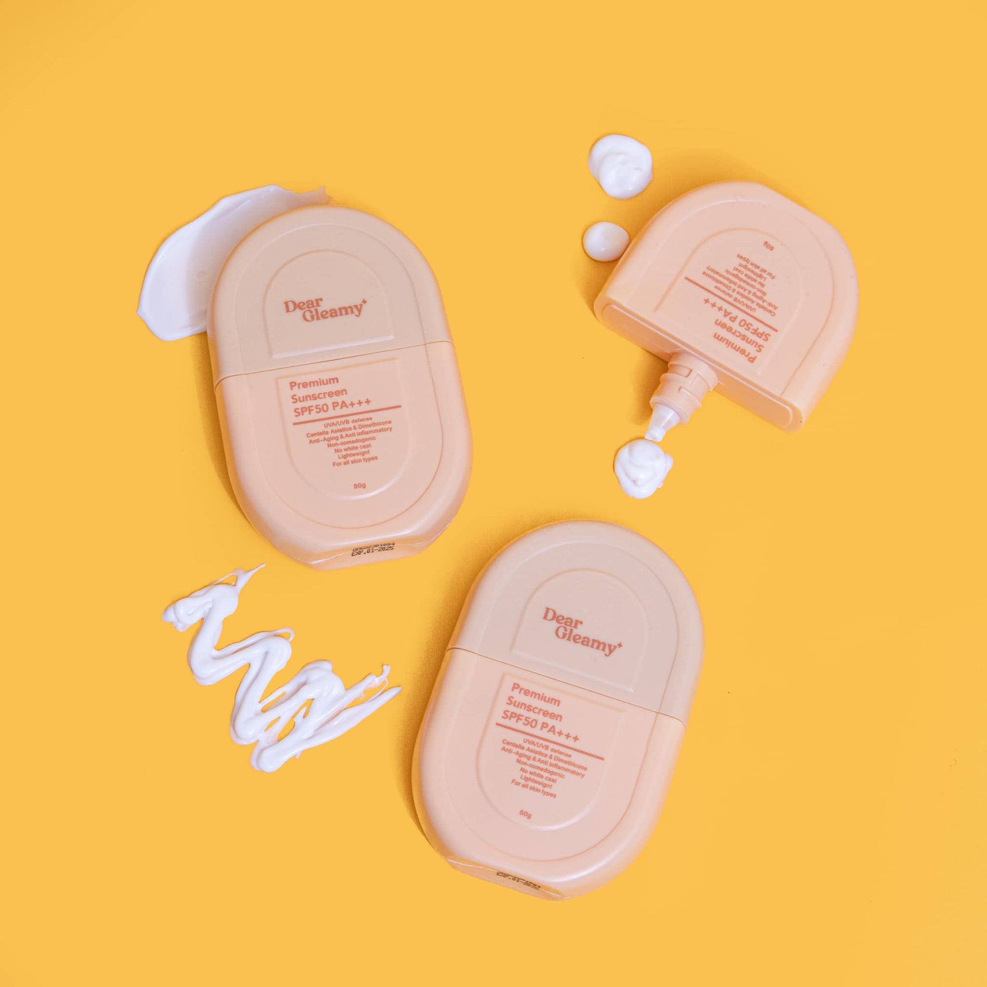 Dear Gleamy Premium Sunscreen SPF 50 - The Beauty Cart