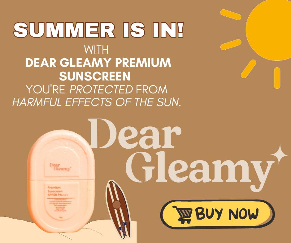 Dear Gleamy Premium Sunscreen SPF 50 - The Beauty Cart