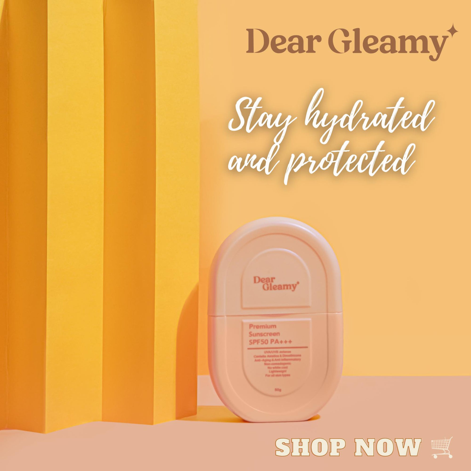 Dear Gleamy Premium Sunscreen SPF 50 - The Beauty Cart