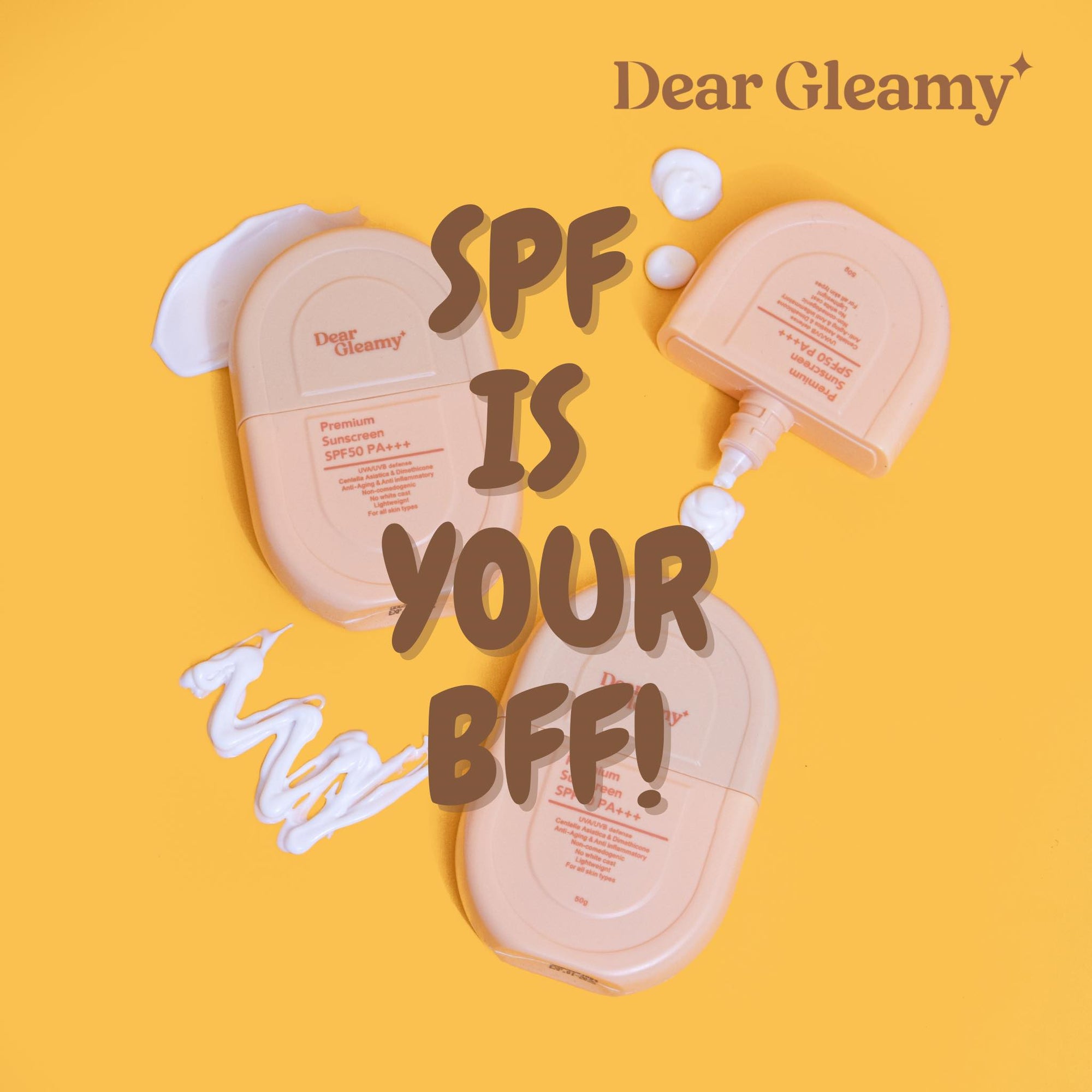 Dear Gleamy Premium Sunscreen SPF 50 - The Beauty Cart
