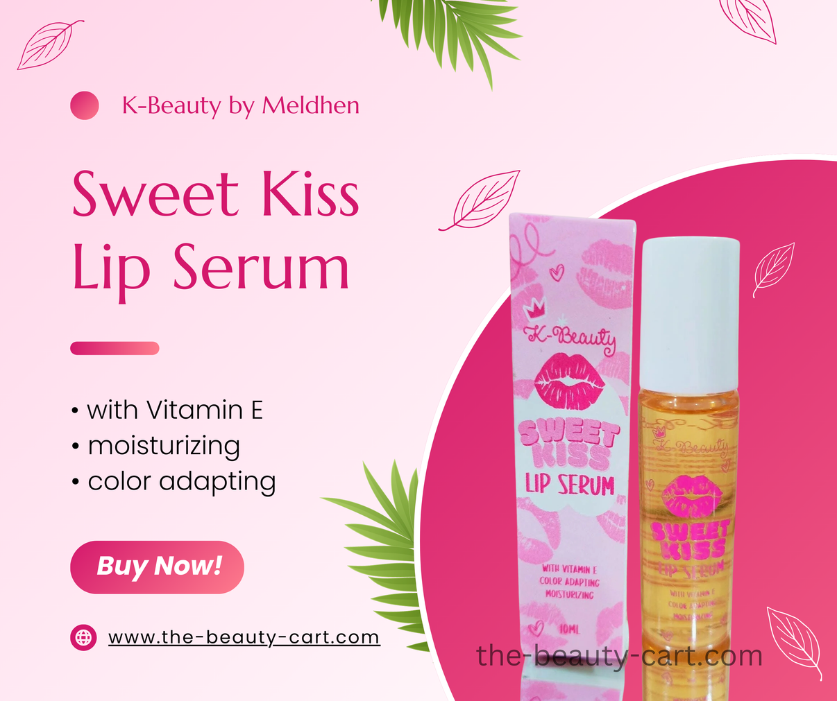 K Beauty By Meldhen Sweet Kiss Lip Serum The Beauty Cart