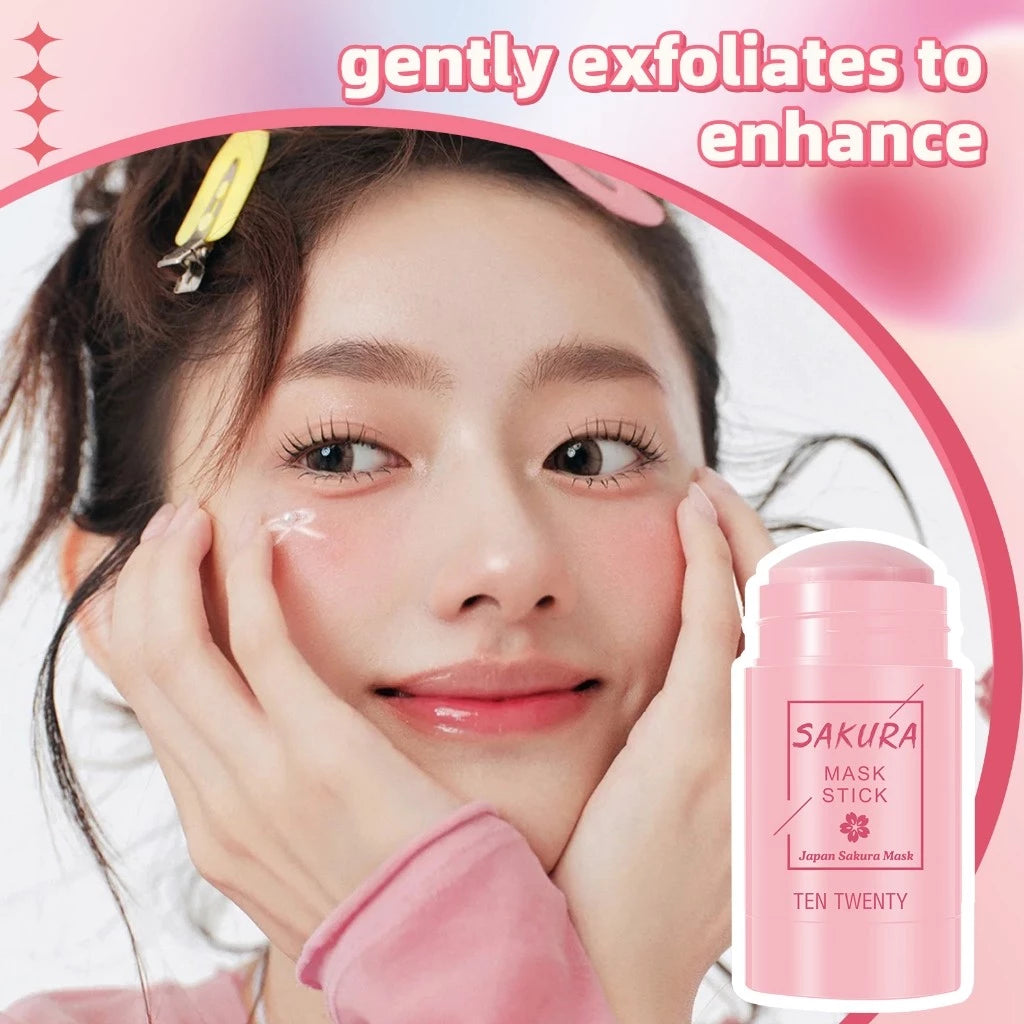 TEN TWENTY Solid Cleansing Japan Sakura Mask Moisturizing Facial Skin ...
