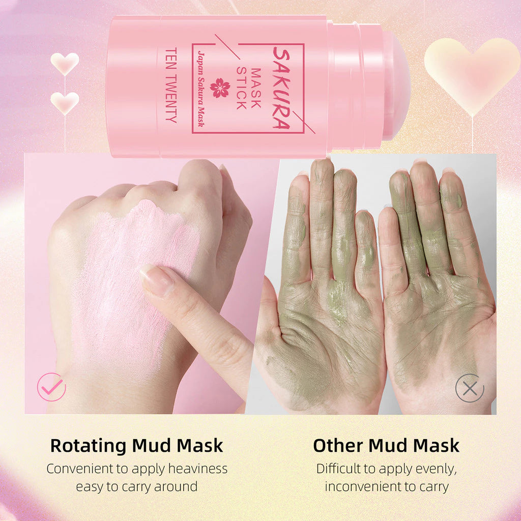 TEN TWENTY Solid Cleansing Japan Sakura Mask Moisturizing Facial Skin ...